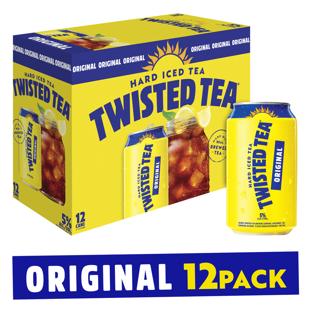 Twisted Tea Hard Iced Tea, Original-Hero