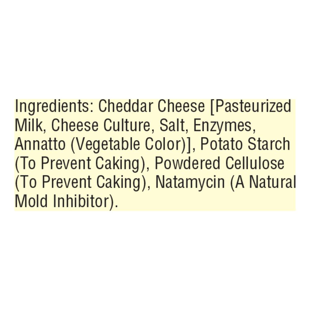 Sargento Off the Block Cheese, Natural, Traditional Cut, Sharp Cheddar ...