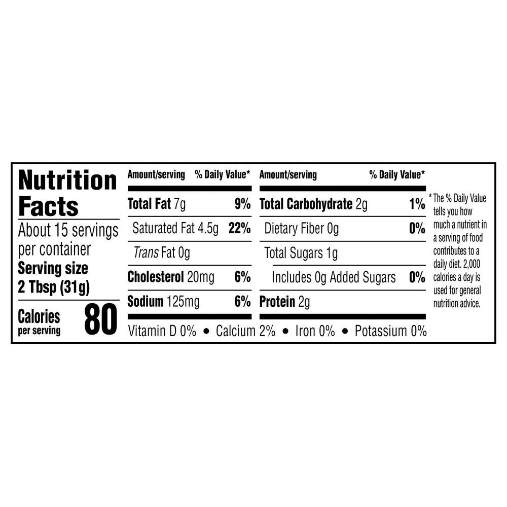 Philadelphia Cream Cheese Spread, Original-Nutrition-Facts