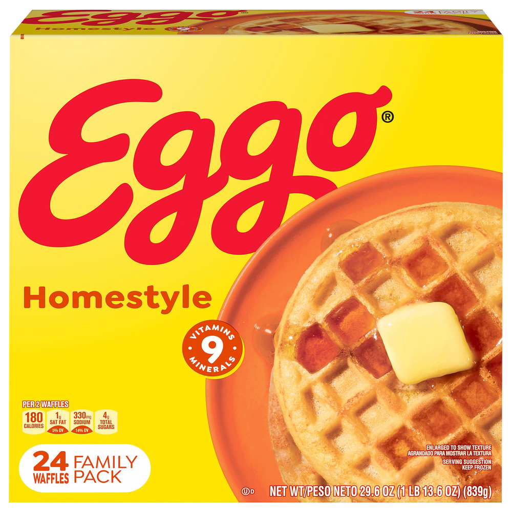 Eggo Waffles, Homestyle, Family Pack-Main