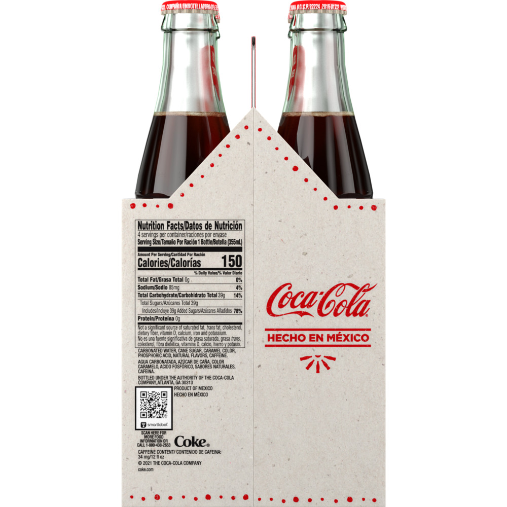 Coca-Cola Coca-Cola Mexican Coke Soda Soft Drink, Cane Sugar-Planogram ...
