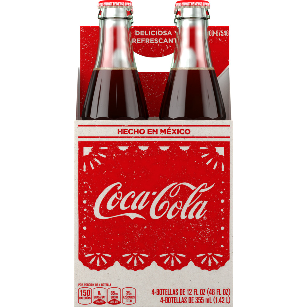 Coca-Cola Coca-Cola Mexican Coke Soda Soft Drink, Cane Sugar-Planogram-Back