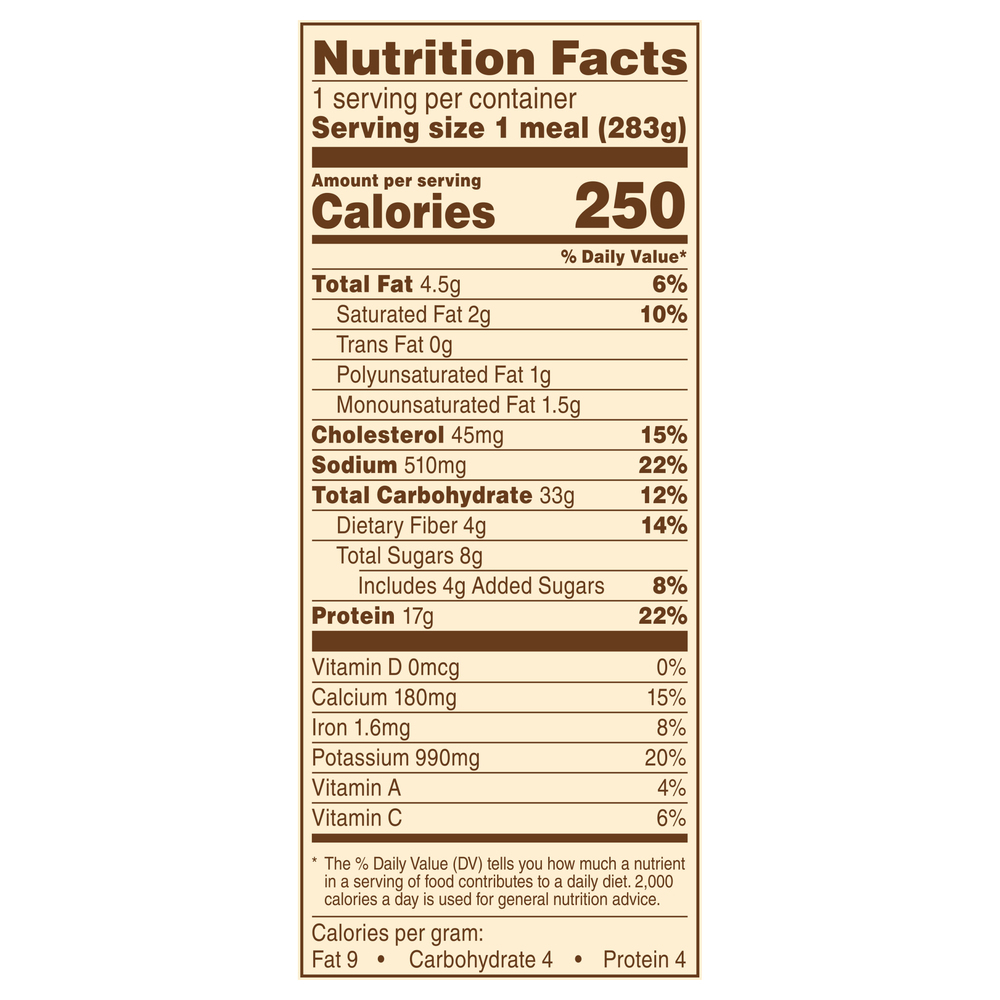Healthy Choice Cafe Steamers Four-Cheese Ravioli & Chicken Marinara ...