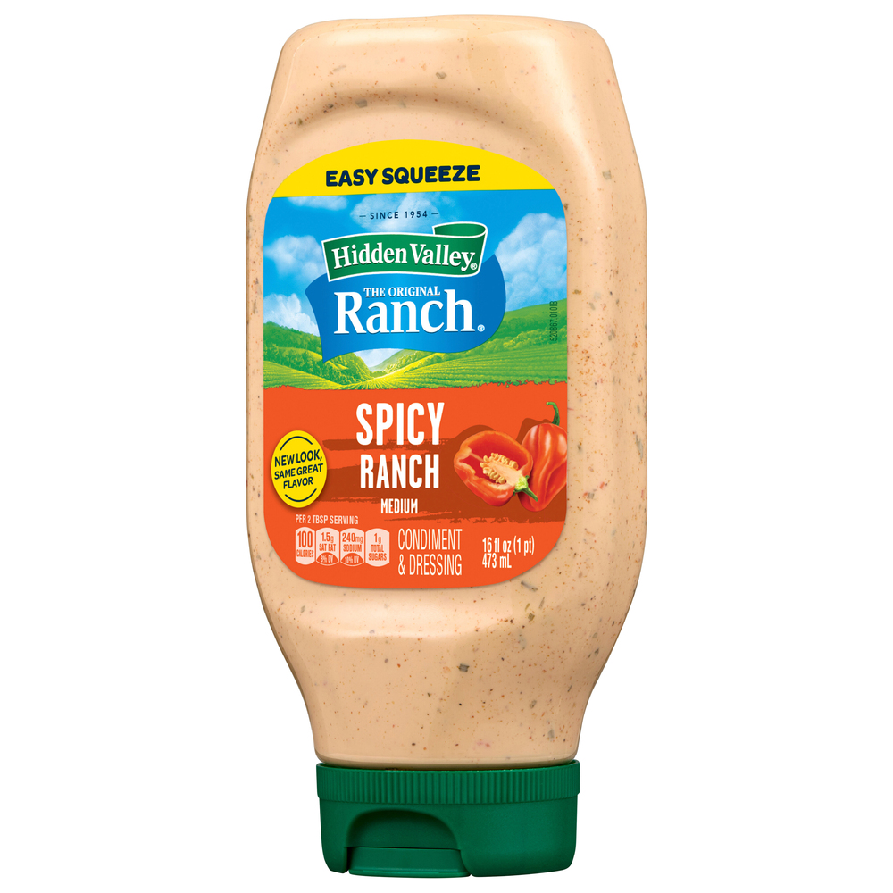 Hidden Valley The Original Ranch Condiment & Dressing, Spicy Ranch ...