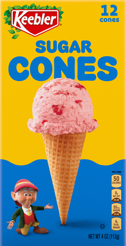 Keebler Sugar Cones-Planogram-Back