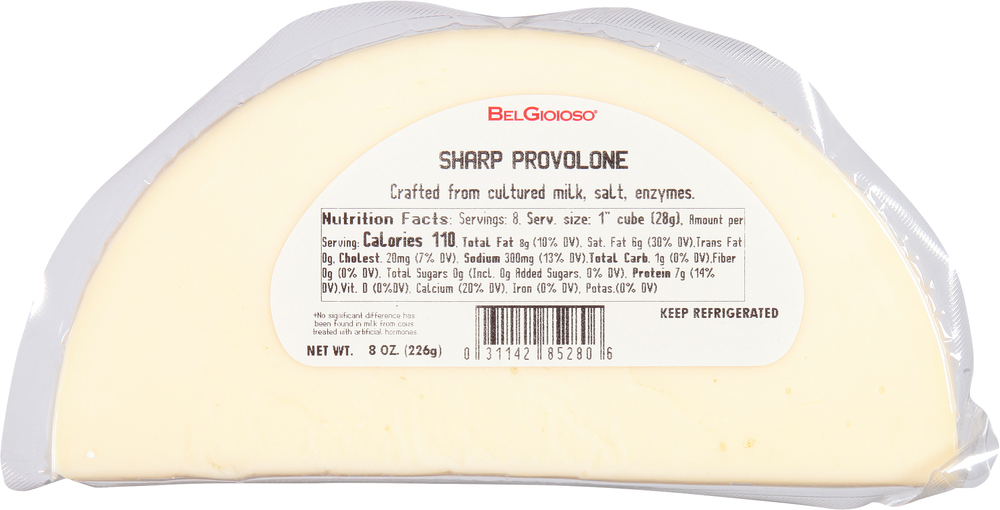 BelGioioso Cheese, Sharp Provolone-Planogram-Back