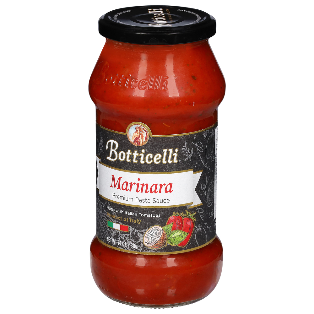 Botticelli Pasta Sauce, Premium, Marinara-Front-Right-Elevated
