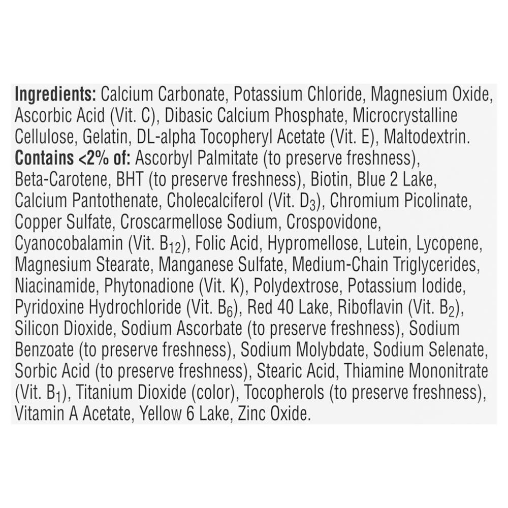 Centrum Silver Multivitamin/Multimineral Supplement, Men 50+, Tablets ...