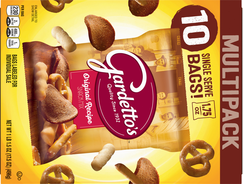 Gardetto's Snack Mix, Original Recipe, Multipack-Planogram-Back