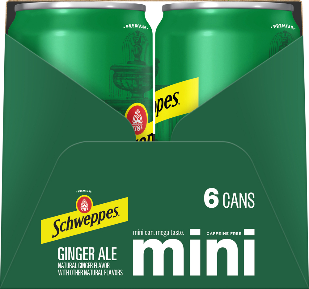 Schweppes Ginger Ale, 6 Pack-Planogram-Left