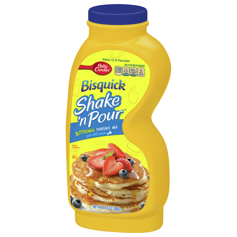 Betty Crocker Bisquick Pancake Mix, Buttermilk, Shake 'n Pour-Front ...