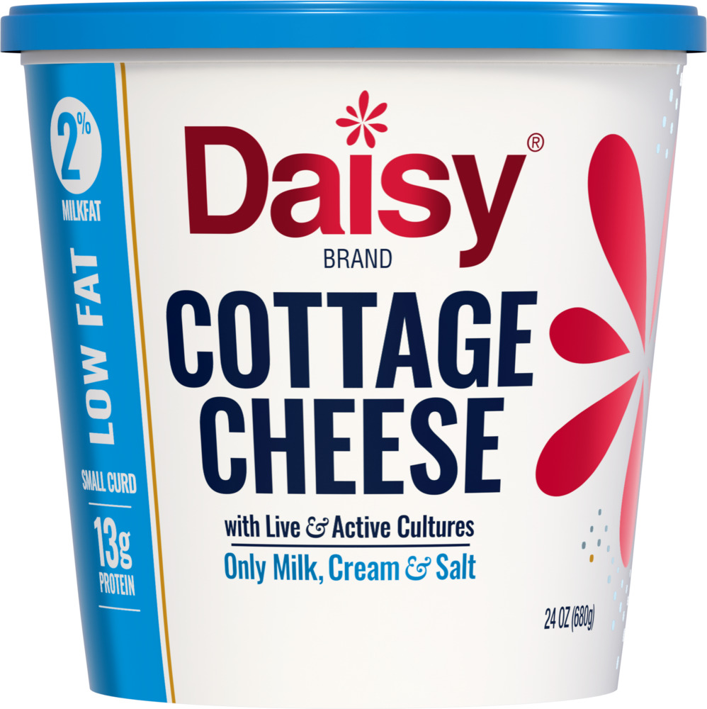 Daisy Pure & Natural Low Fat 2% Milkfat Small Curd Cottage Cheese-Main