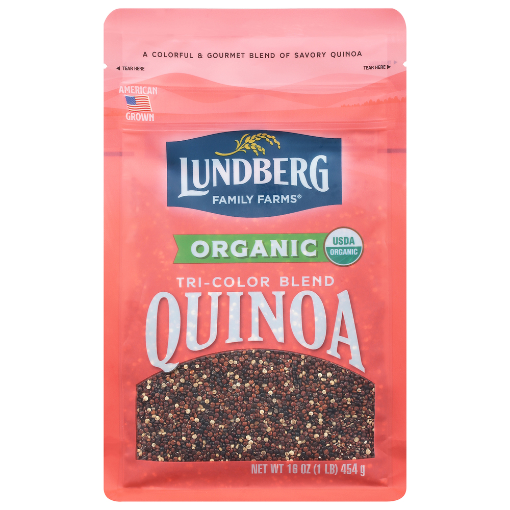 Lundberg Family Farms Quinoa, Organic, Tri-Color Blend-Main