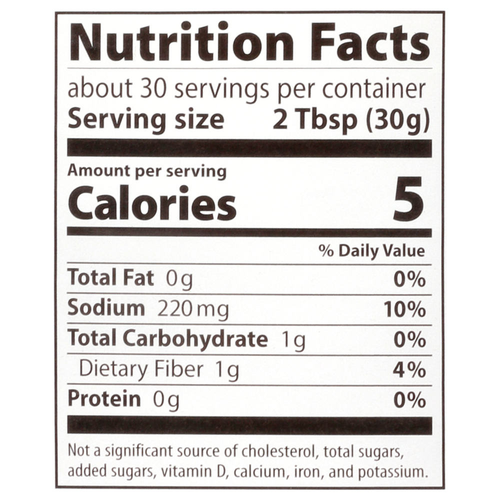 Eden Sauerkraut, Organic-Nutrition-Facts