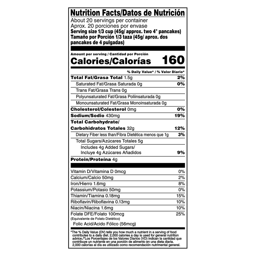 Pearl Milling Company Pancake & Waffle Mix, Original, Complete, Large ...