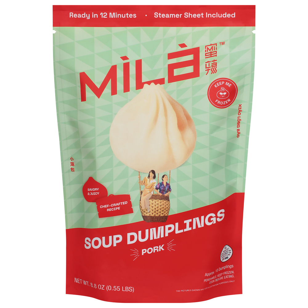 Mila Soup Dumplings, Pork-Main