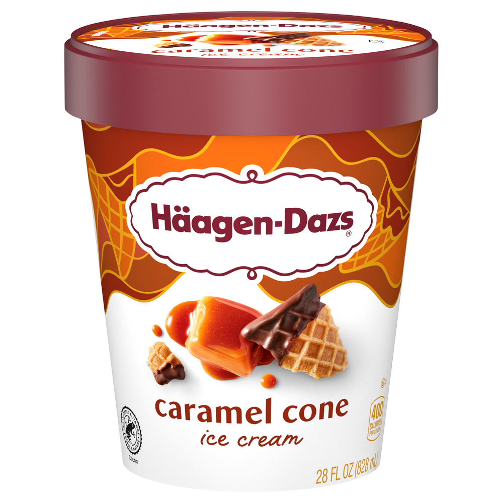 Haagen-Dazs Ice Cream, Caramel Cone-Main
