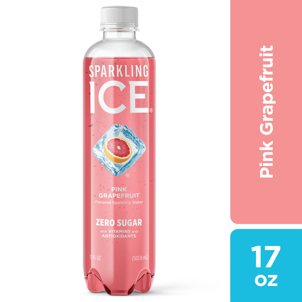 Sparkling Ice Sparkling Water, Zero Sugar, Pink Grapefruit-Main