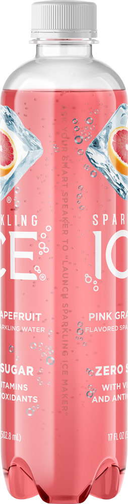 Sparkling Ice Sparkling Water, Zero Sugar, Pink Grapefruit-Planogram-Left
