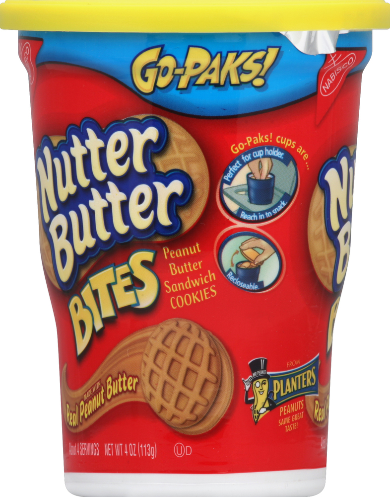 Nutter Butter Go-Paks! Cookies, Sandwich, Bites, Peanut Butter ...