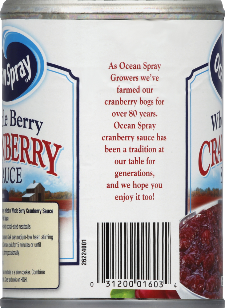 Ocean Spray Cranberry Sauce Expiration Date at Daryl Pulver blog