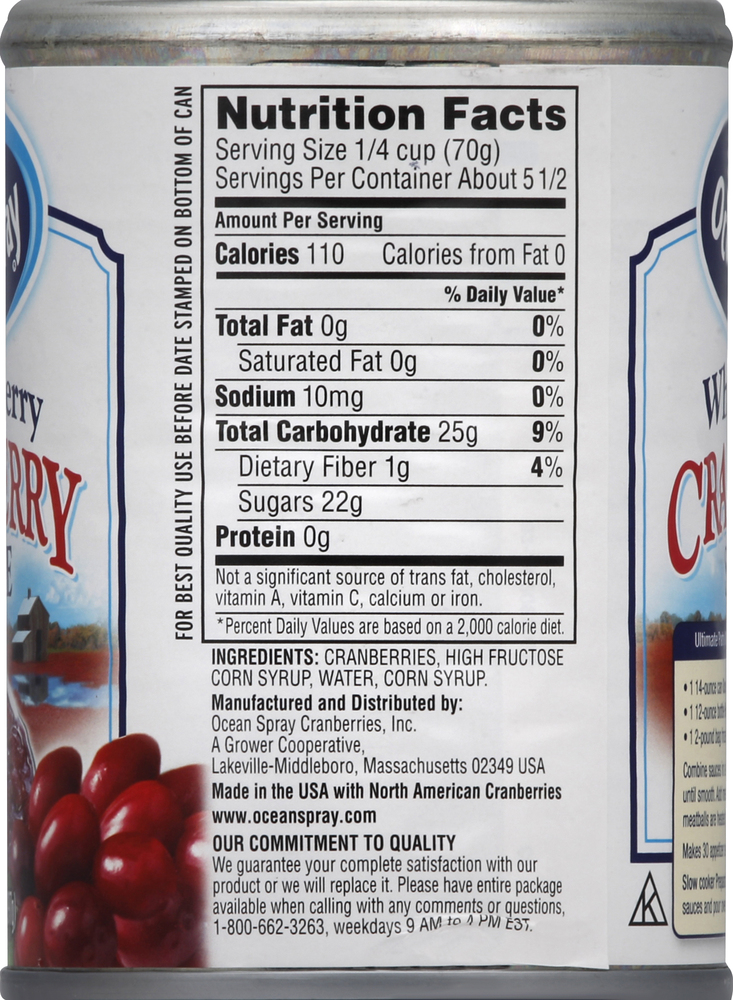 Ocean Spray Cranberry Sauce, Whole Berry-Planogram-Right