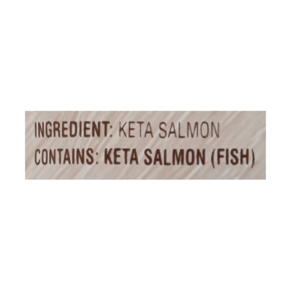 Raley's Purely Made Wild Caught Keta Salmon Fillets-Ingredients