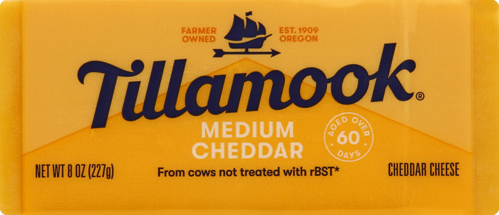 Tillamook Cheese, Medium Cheddar-Main