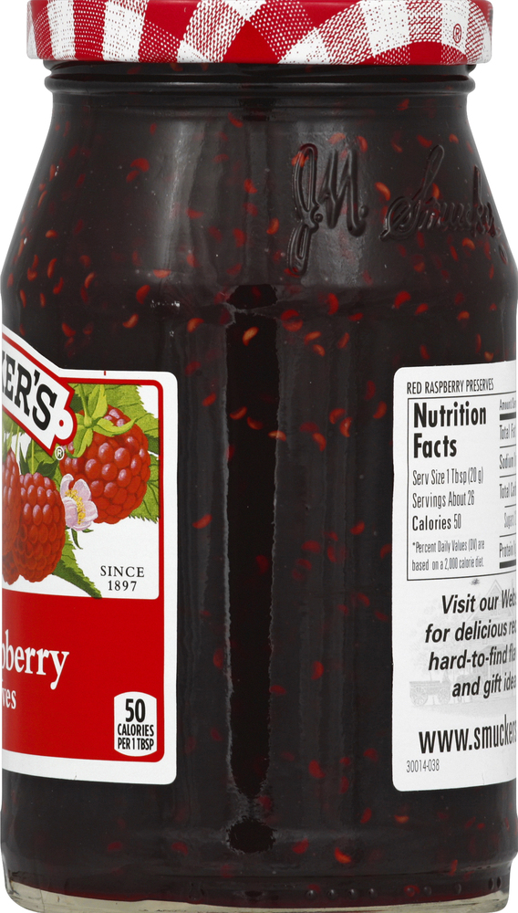 Smucker's Preserves, Red Raspberry-Planogram-Right