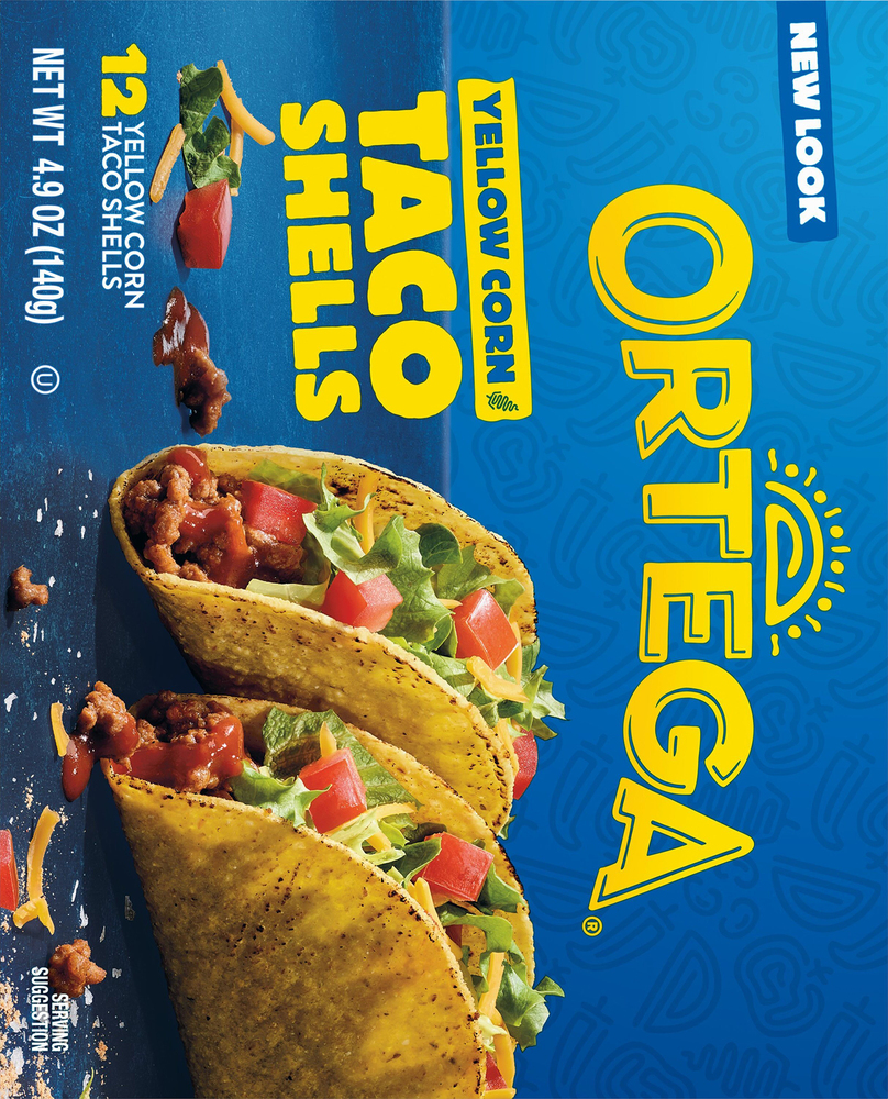 Ortega Yellow Corn Taco Shells-Planogram-Back