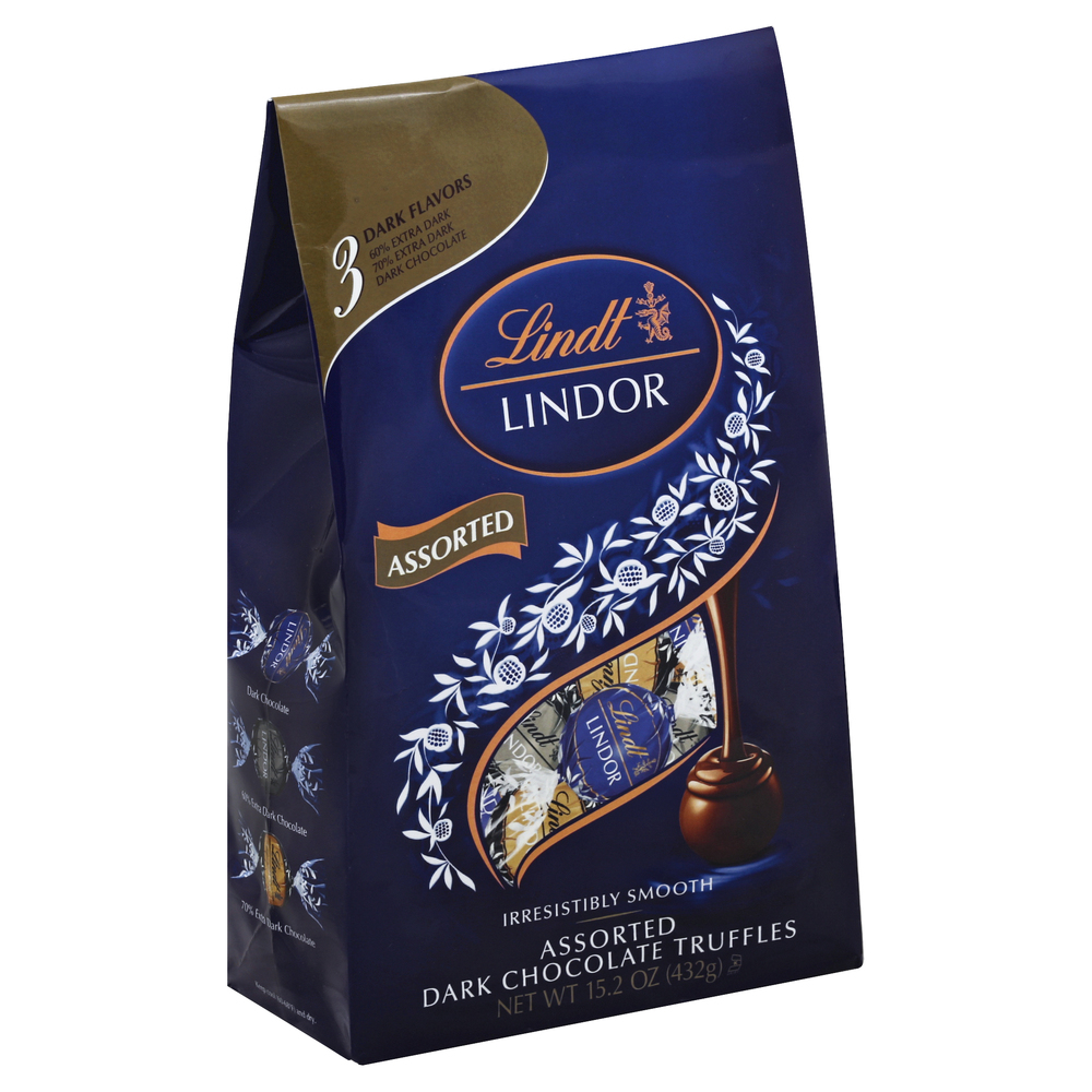Lindt Chocolate, Dark Truffles, Assorted-Main