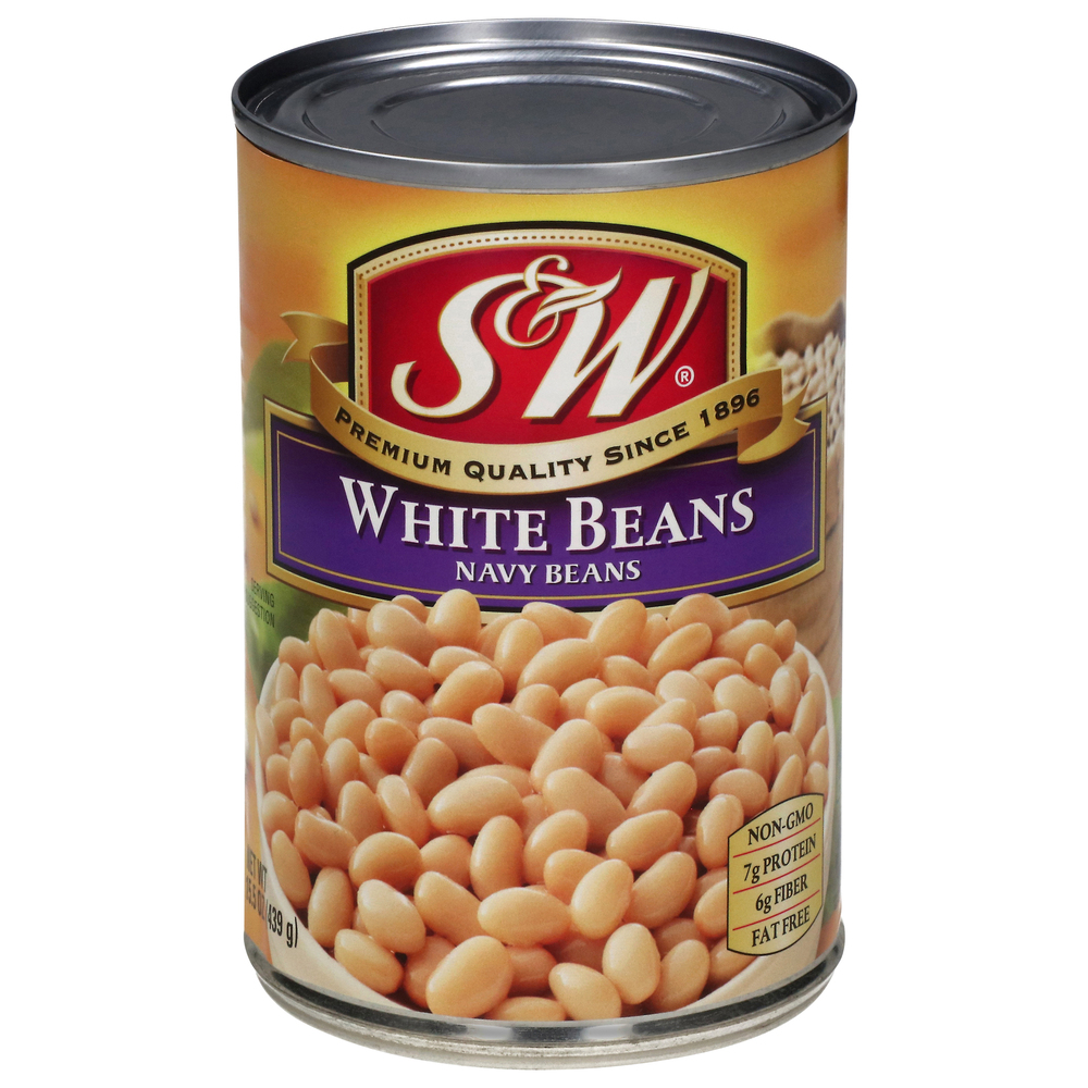 S&W White Beans Navy Beans-Main