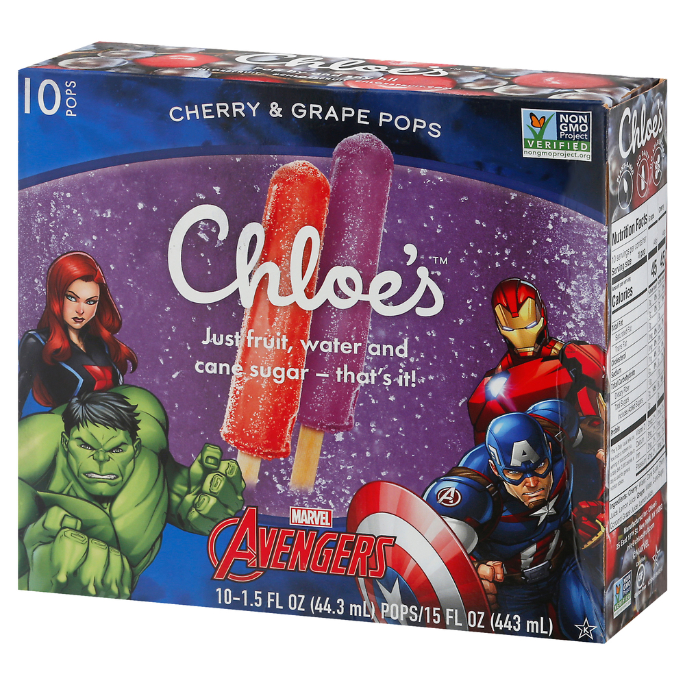 marvel popsicles