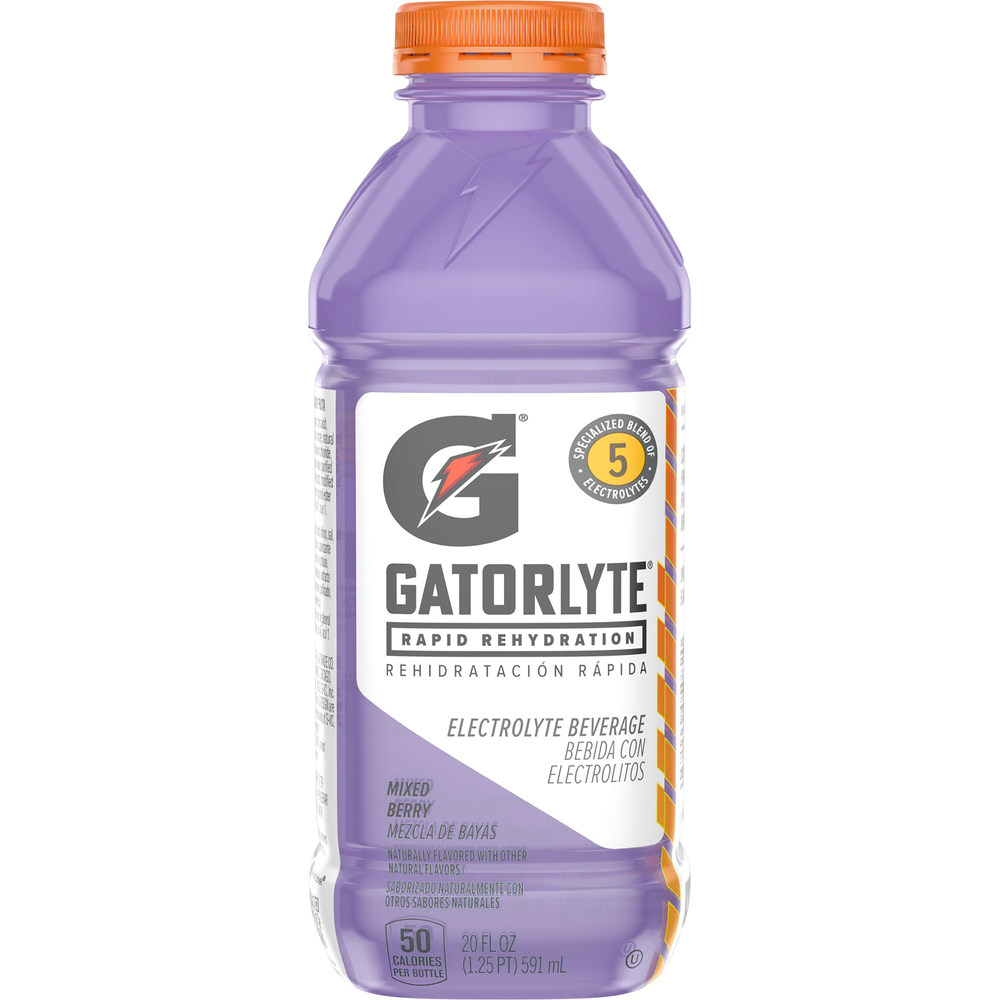 Gatorade Electrolyte Beverage, Mixed Berry-Planogram-Back