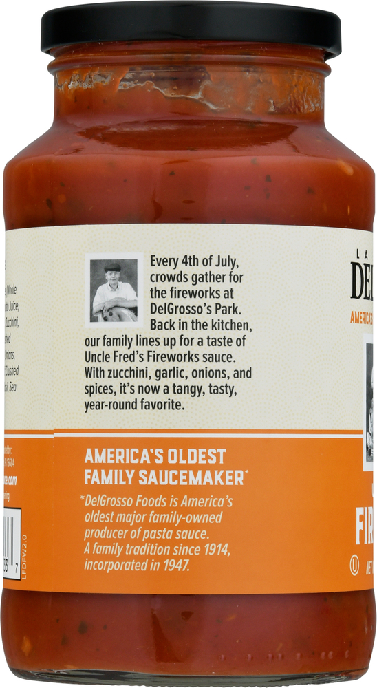 DelGrosso Sauce, Uncle Fred's Fireworks-Planogram-Left