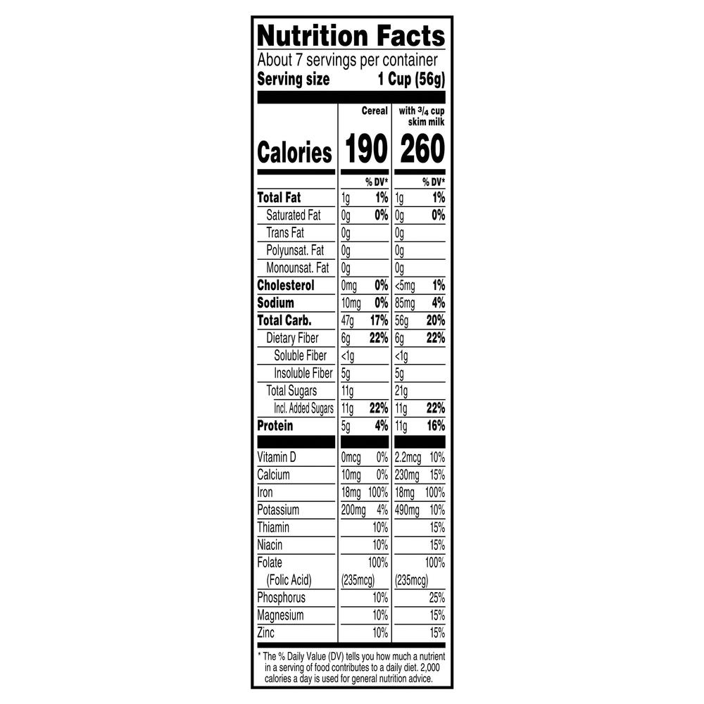 Frosted Mini-Wheats Little Bites Cereal, Original-Nutrition-Facts