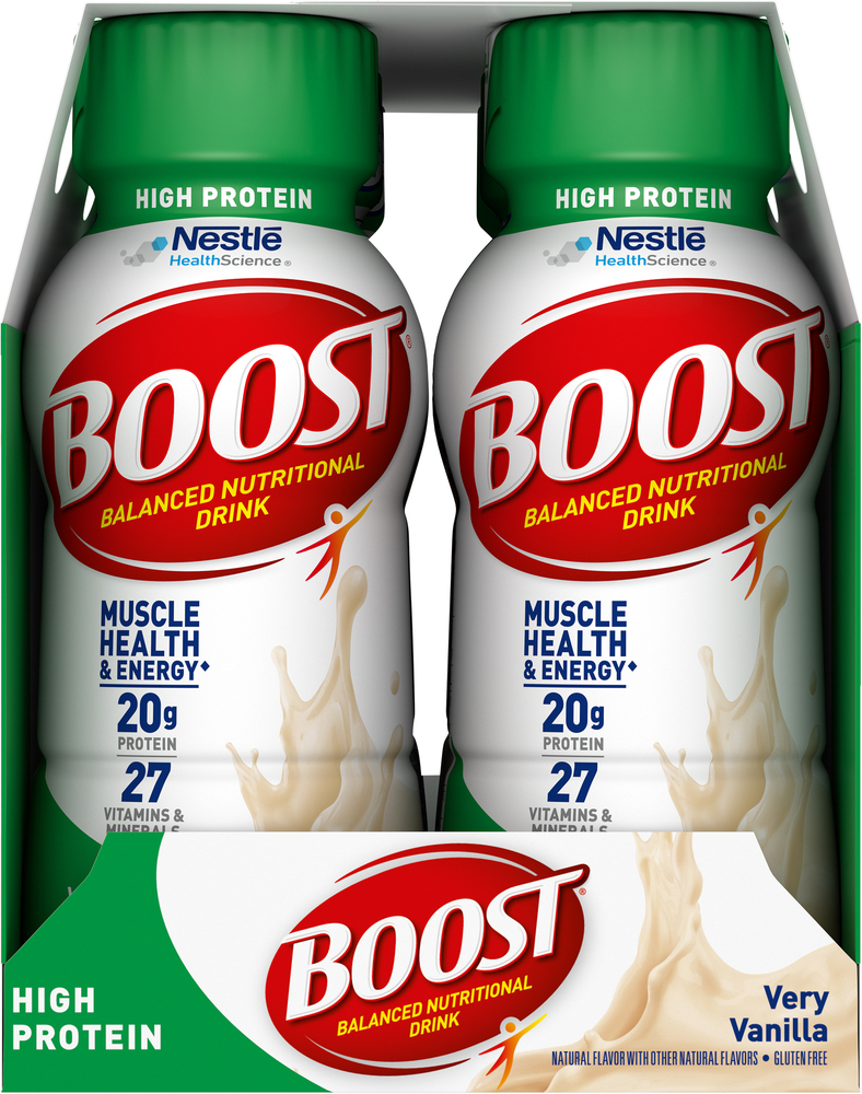 Boost Nutritional Drink, Balanced, High Protein, Very Vanilla-Planogram ...