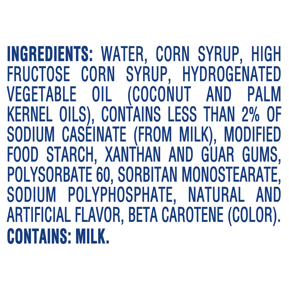 Cool Whip Whipped Topping, Lite-Ingredients