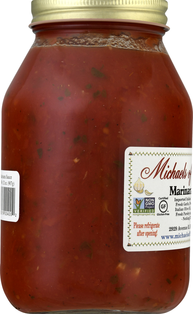 Michaels of Brooklyn Marinara Sauce-Planogram-Left