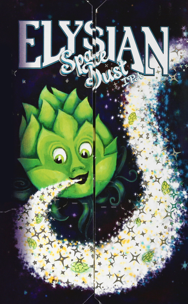 Elysian Beer, Space Dust IPA-Planogram-Right
