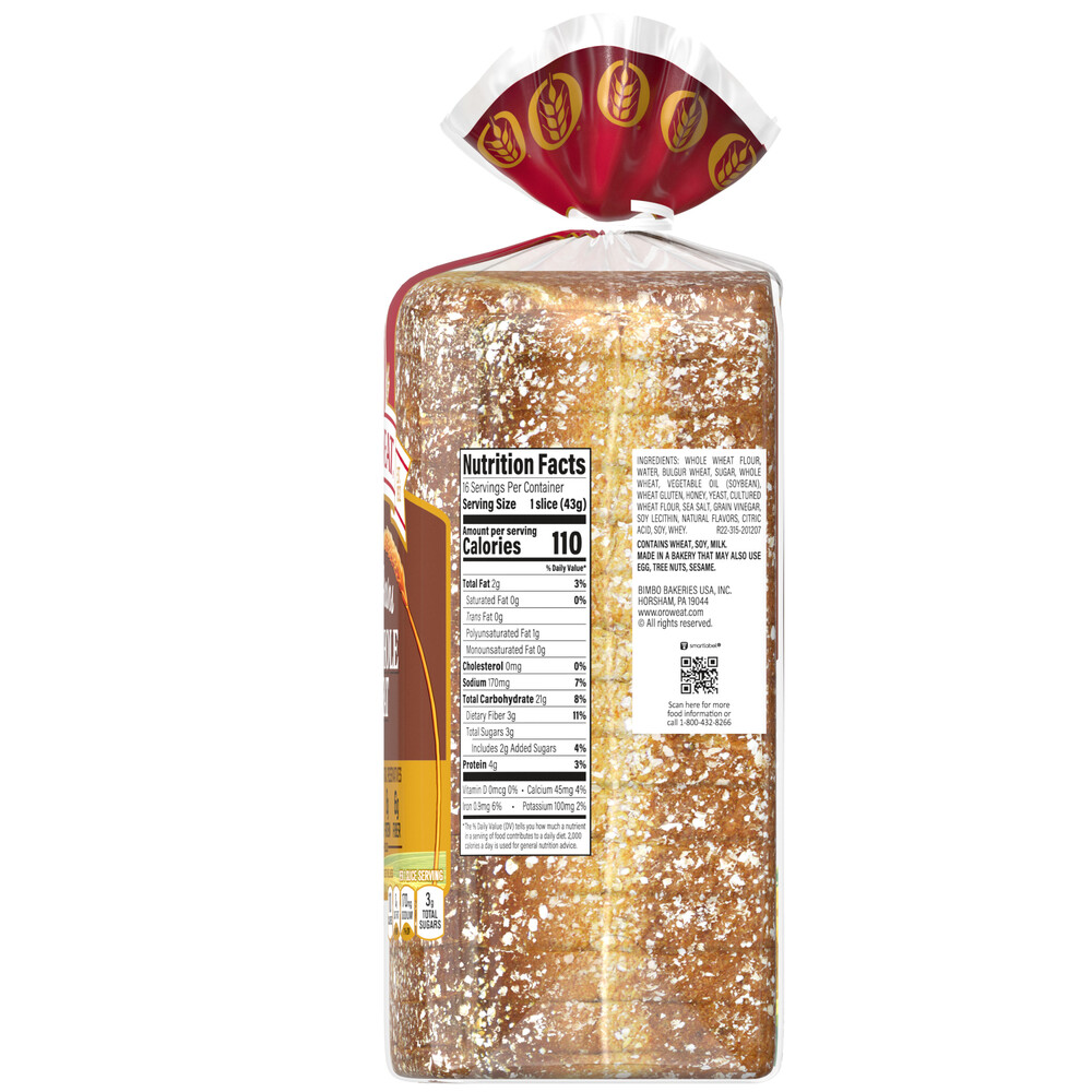 Oroweat 100% Whole Wheat Sliced Bread-Planogram-Right