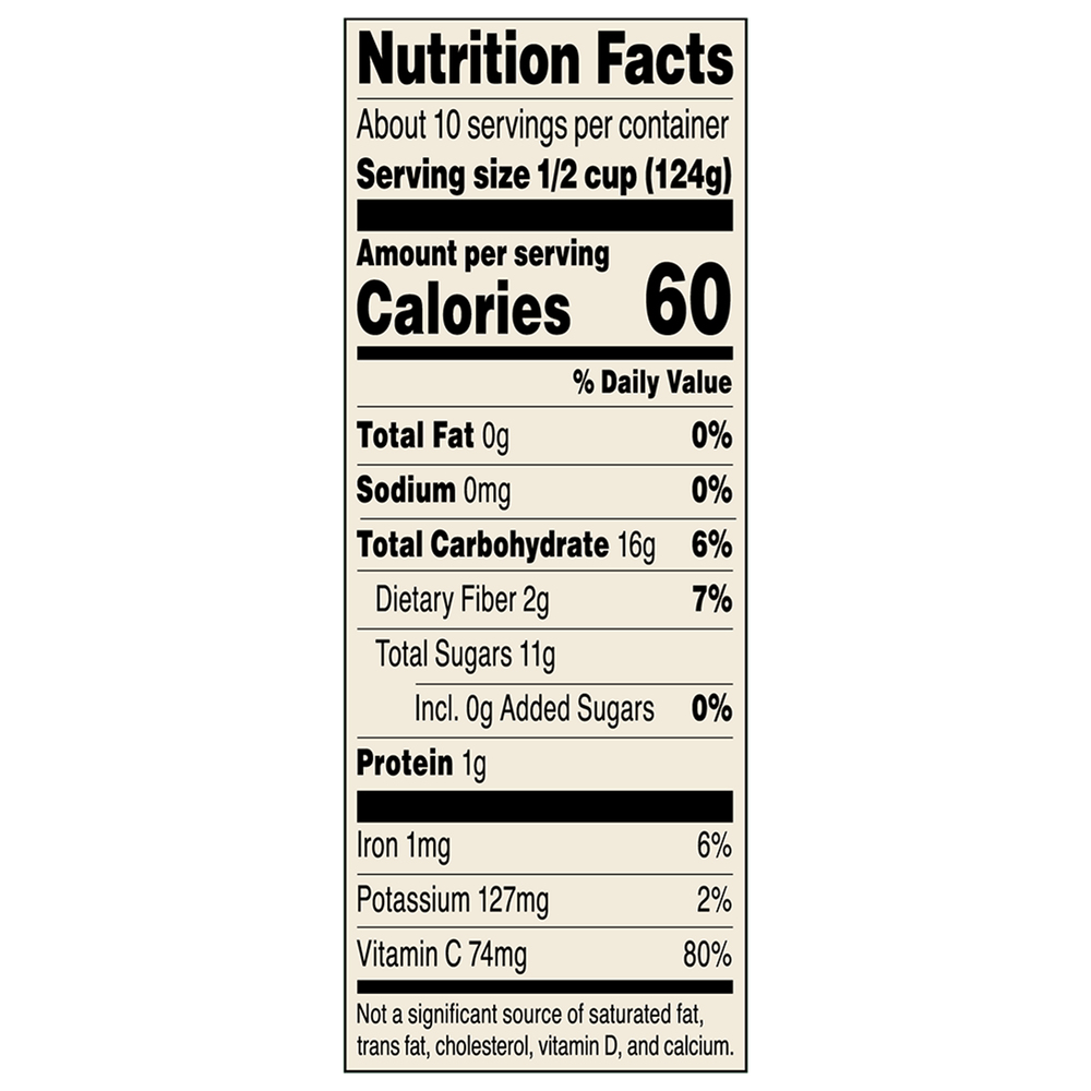 Tree Top Apple Sauce, No Sugar Added-Nutrition-Facts