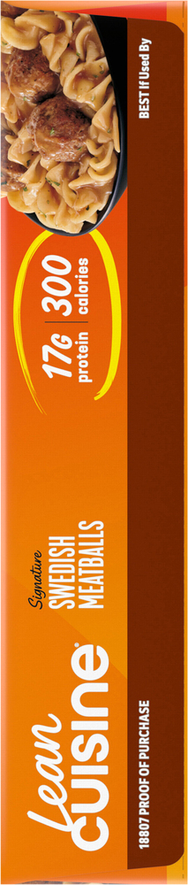 Lean Cuisine Protein Kick Swedish Meatballs, with Pasta in Gravy ...