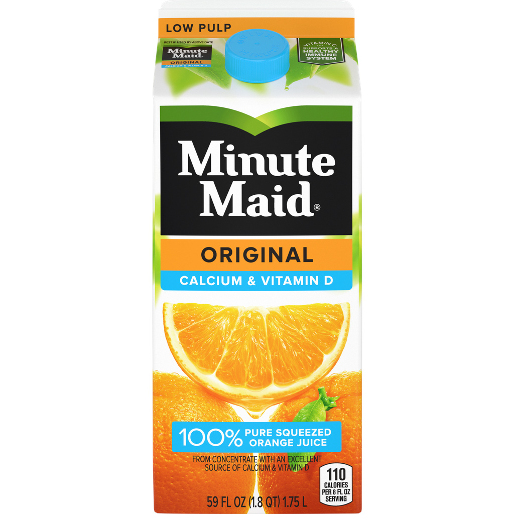 Minute Maid Orange Juice W/ Calcium, Fruit Juice Drink-Hero