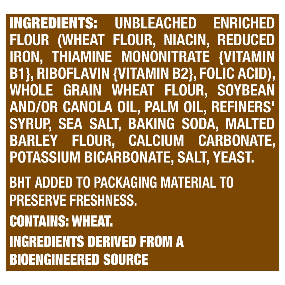Nabisco Saltine Crackers, Premium, Whole Grain-Ingredients