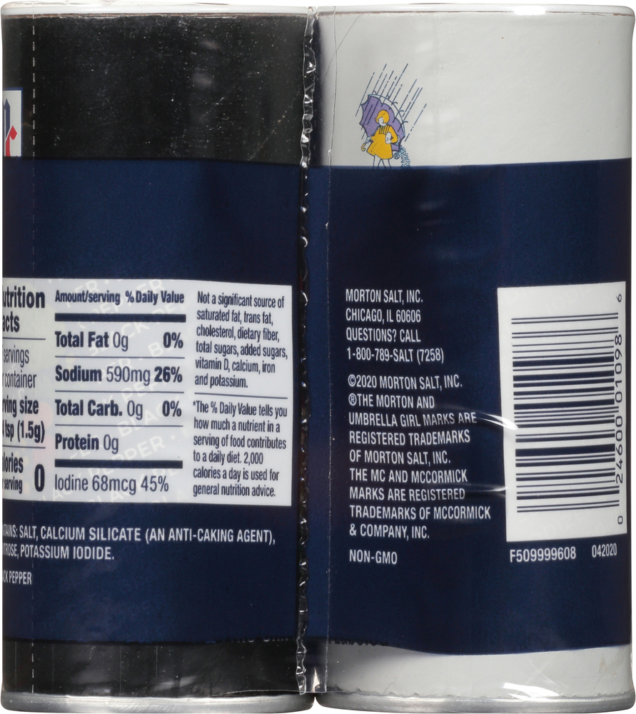 iodized salt label