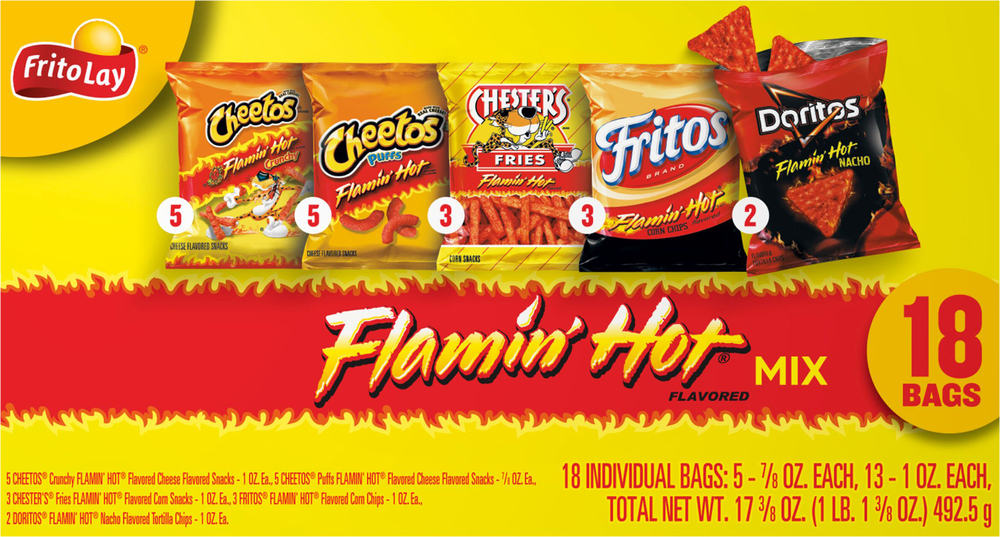 Frito Lay Snack Mix Flamin Hot Flavored Planogram Left
