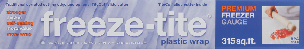 Freeze-Tite Plastic Wrap, Premium-Planogram-Back