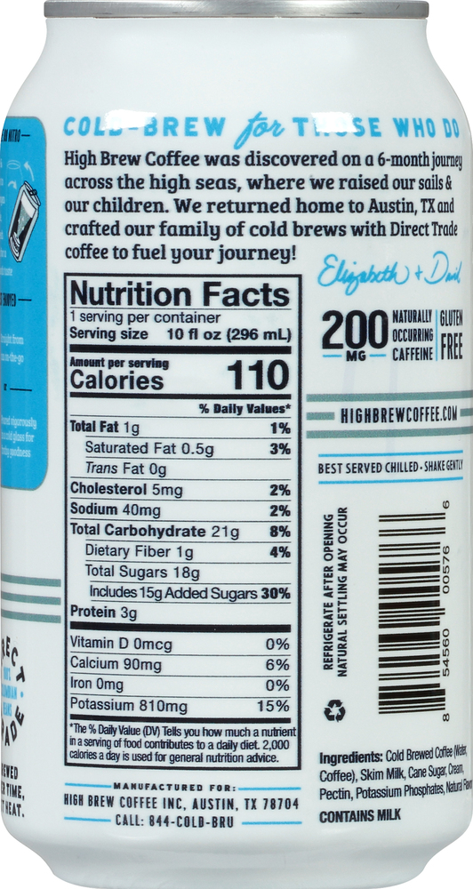 high brew coffee nitro