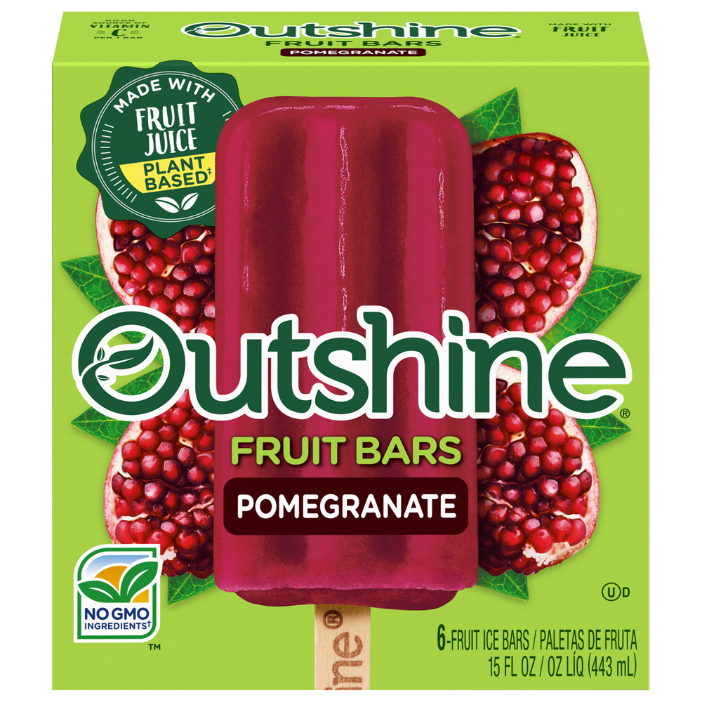 Outshine Pomegranate Frozen Fruit Bars-Main